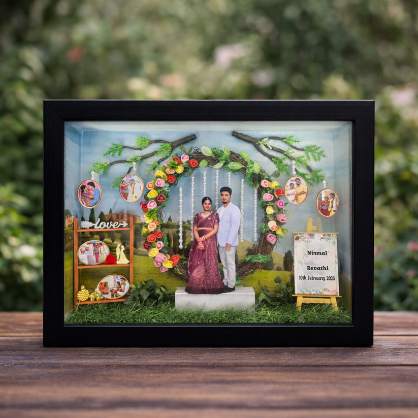 "THE WEDDING" MINIATURE WALL DESIGN 4 – CraftingTale