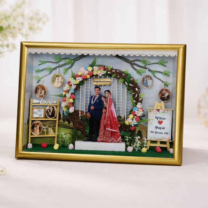 "THE WEDDING" MINIATURE WALL DESIGN 4 – CraftingTale