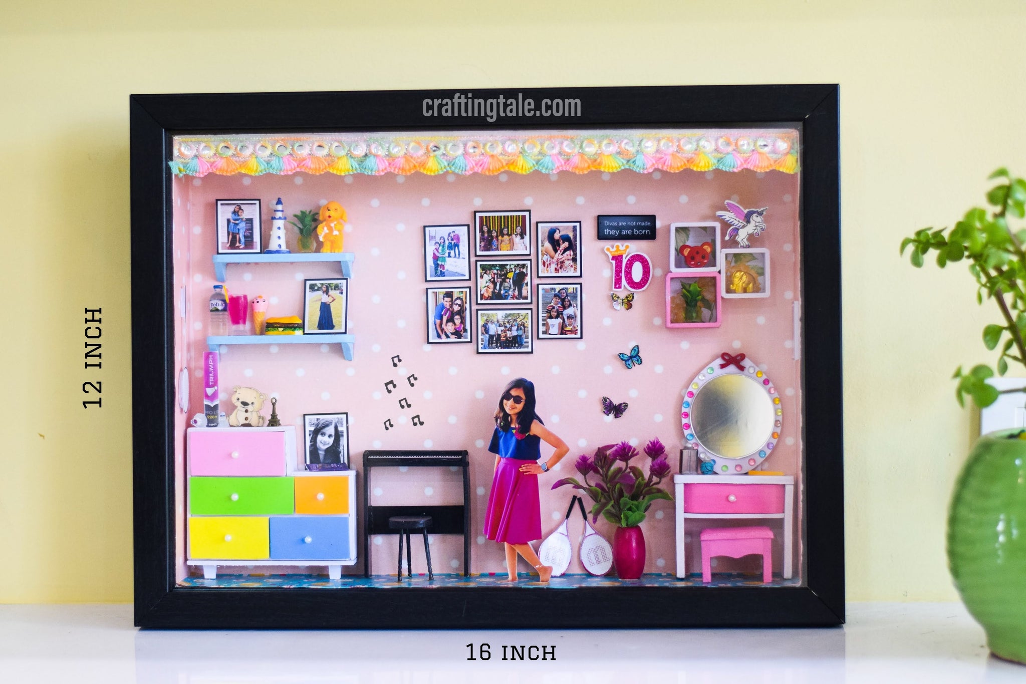 "KIDS ROOM" MINIATURE WALL – CraftingTale