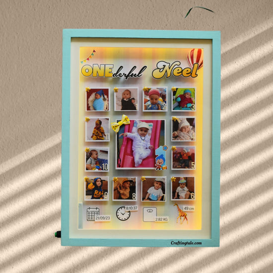 BABY BIRTH DETAIL Miniature Frame - birthday gift for baby – CraftingTale