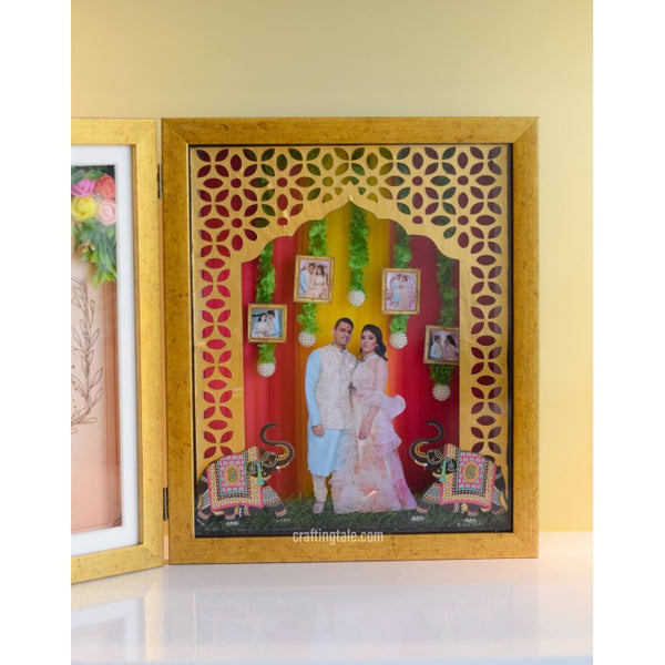 WEDDING CARD (BOOK FRAME) – CraftingTale